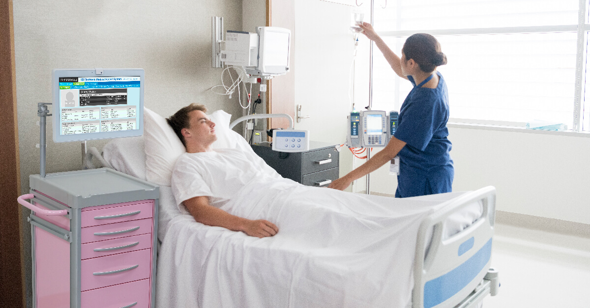 Medical Cart Computer | IEI case study for EMR application