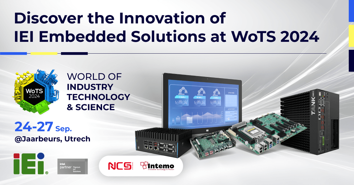 IEI to Showcase Cutting-Edge Industrial Technology at WoTS 2024