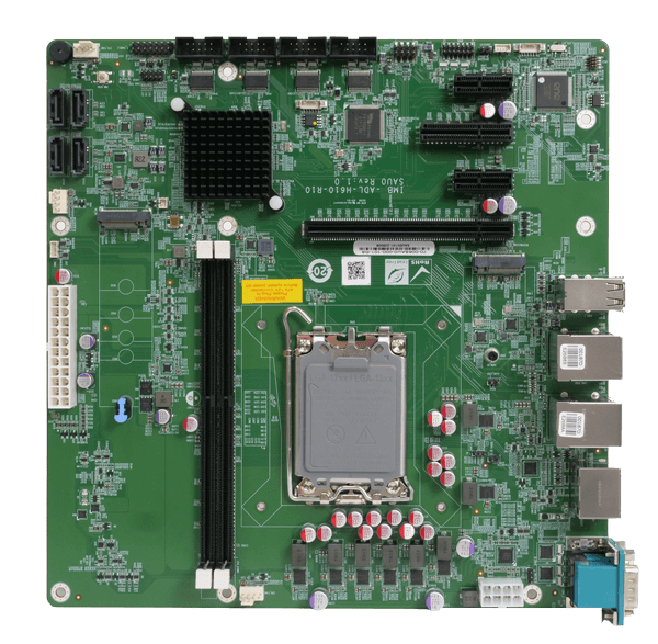 IEI IMB-ADL-H610 micro ATX motherboard supports 12th/13th generation ...
